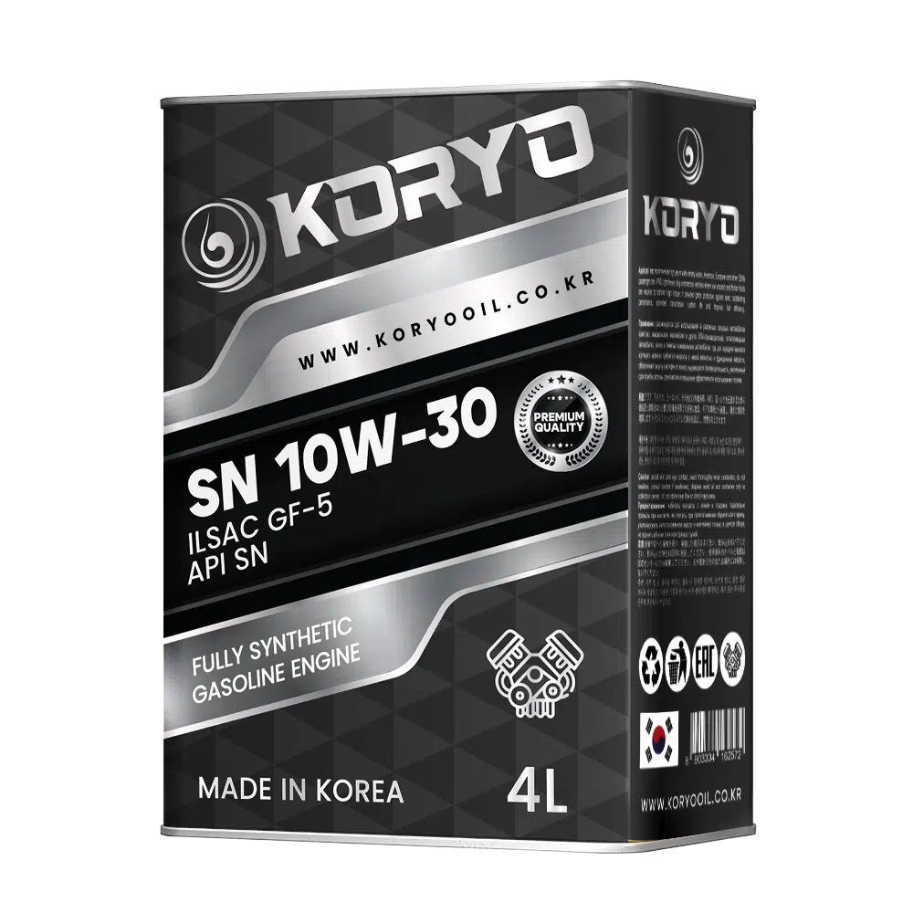 KORYO SN 10W-30 - Koryo Oil